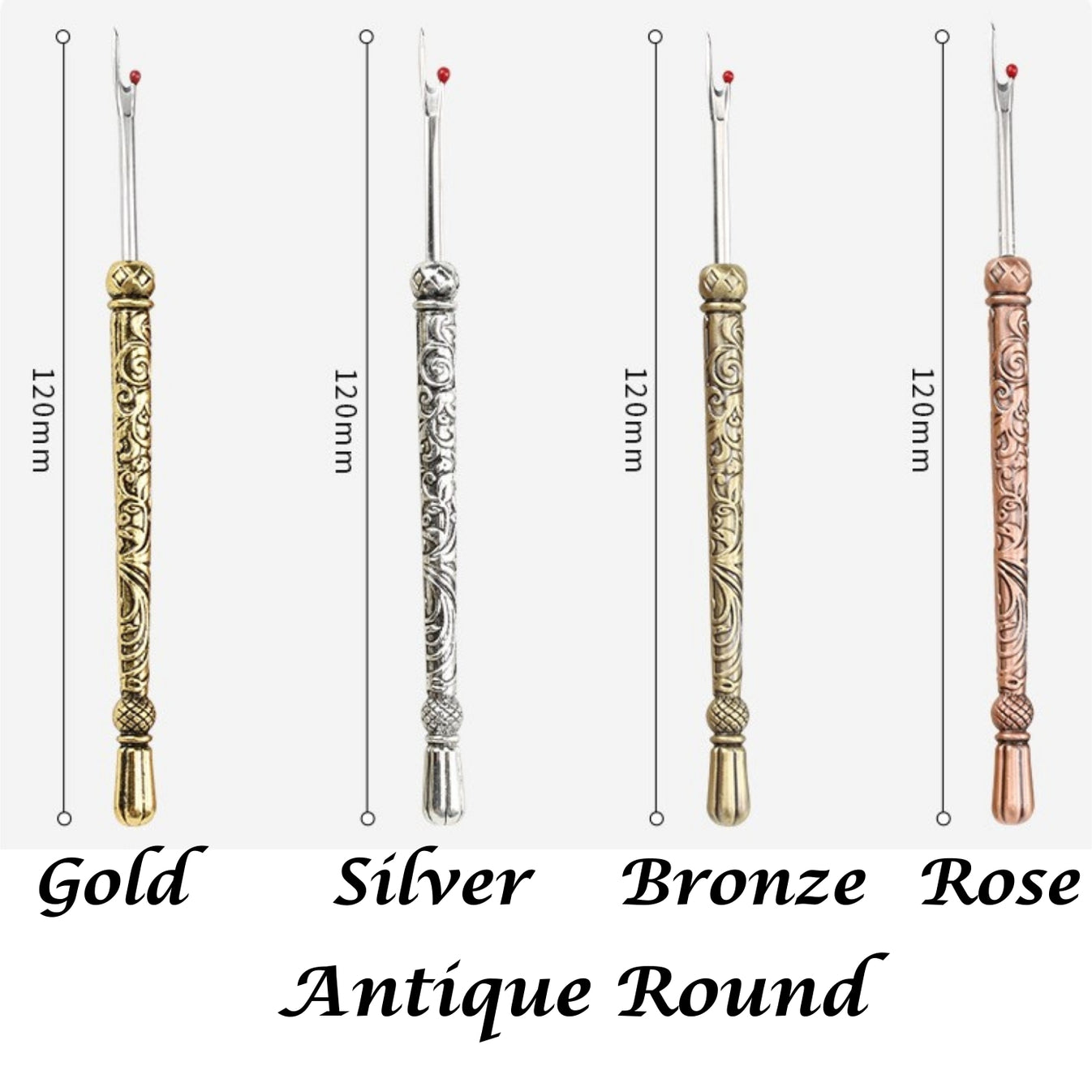 Elegant Metal Engraved Antique Retro Seam Rippers – I Sew Need It Crafts