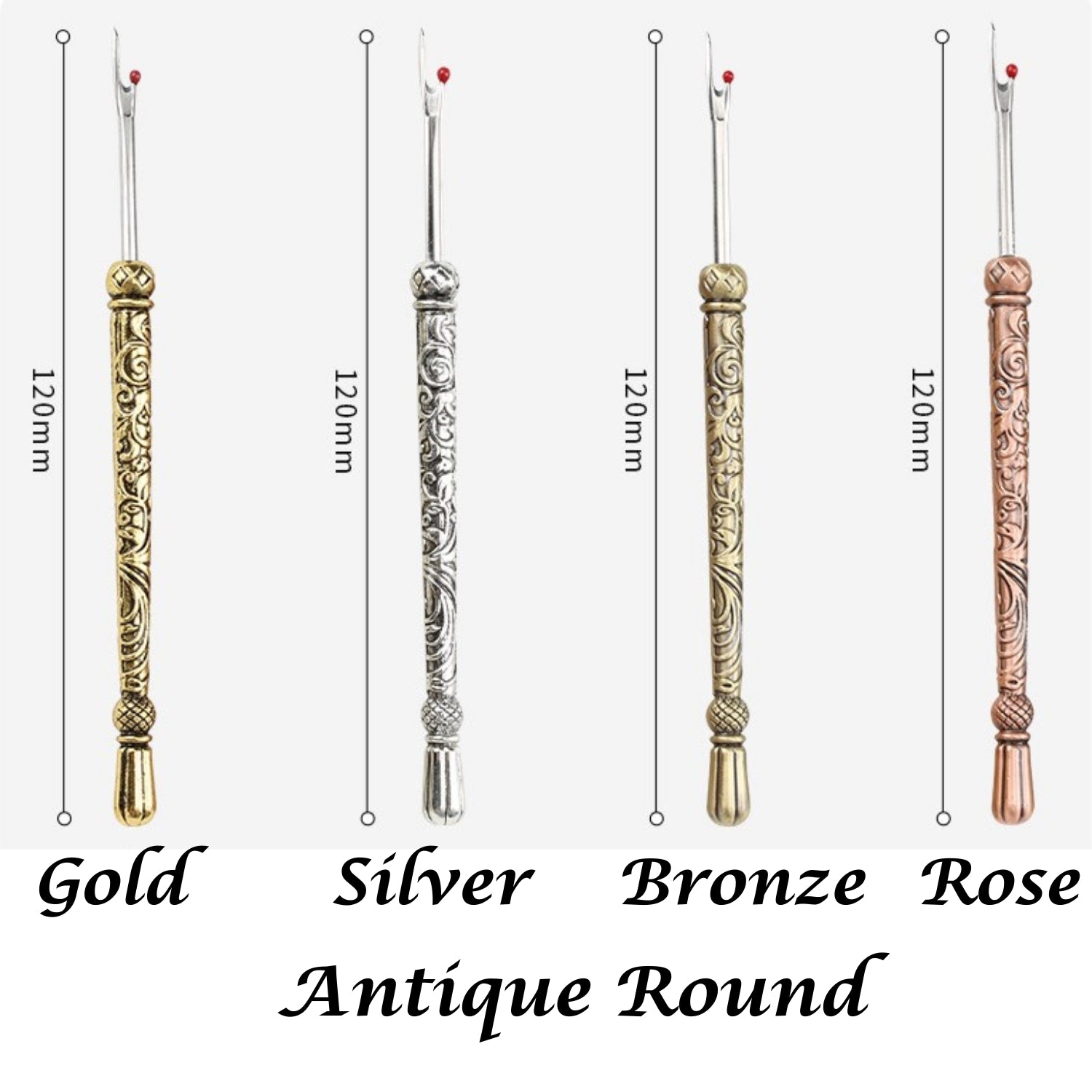 Elegant Metal Engraved Antique Retro Seam Rippers – I Sew Need It Crafts