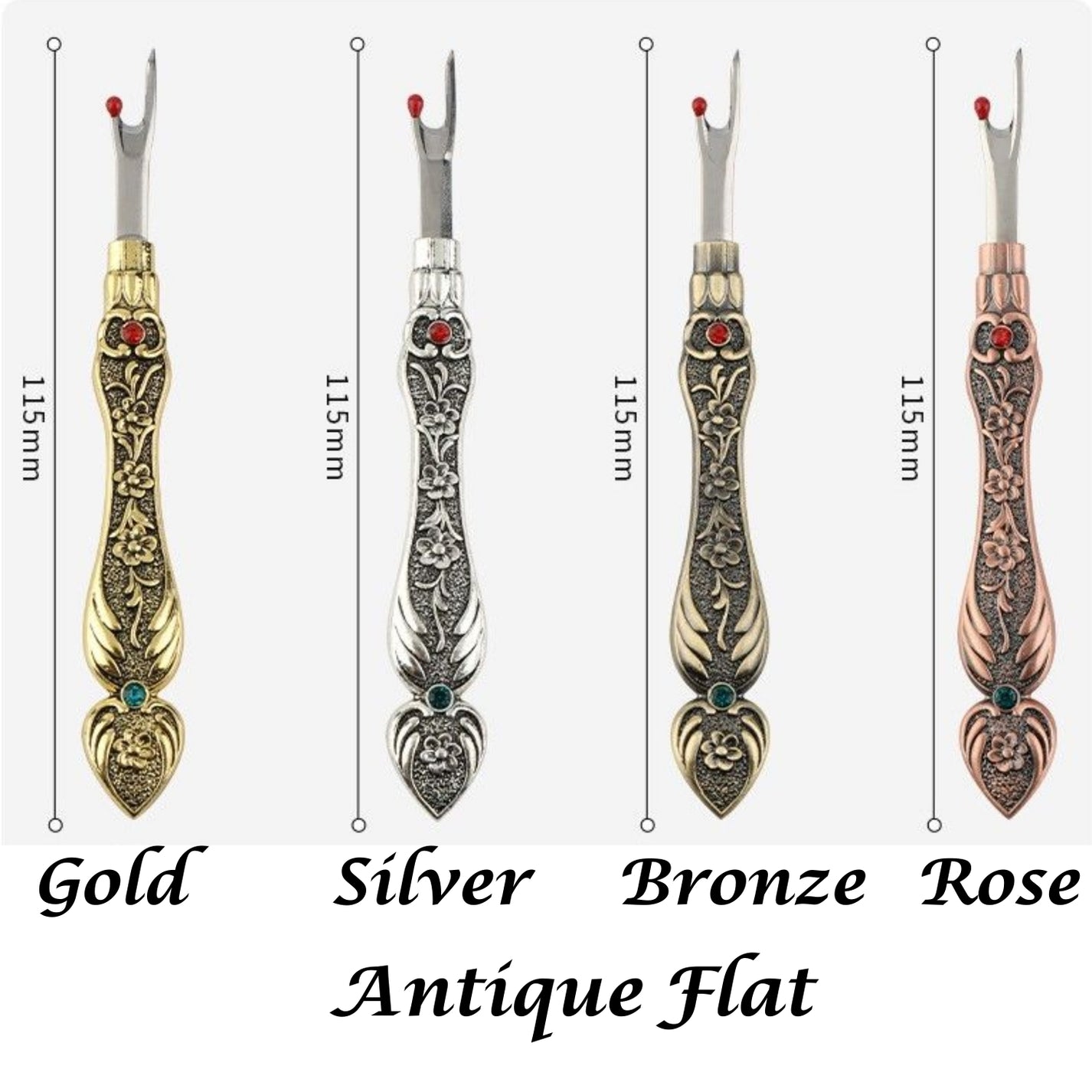 Elegant Metal Engraved Antique Retro Seam Rippers – I Sew Need It Crafts